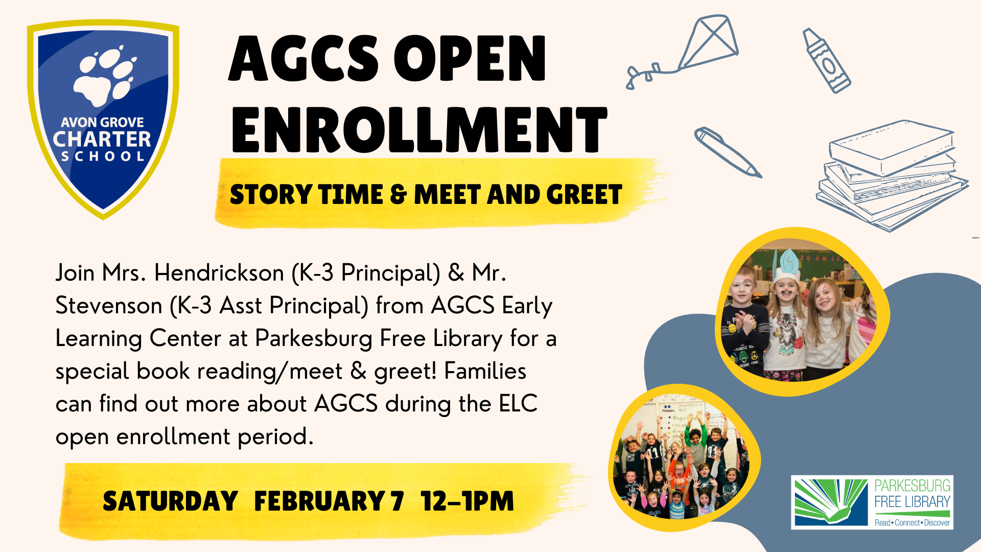 Avon Grove Charter School Open Enrollment Story Time and Meet & Greet ...