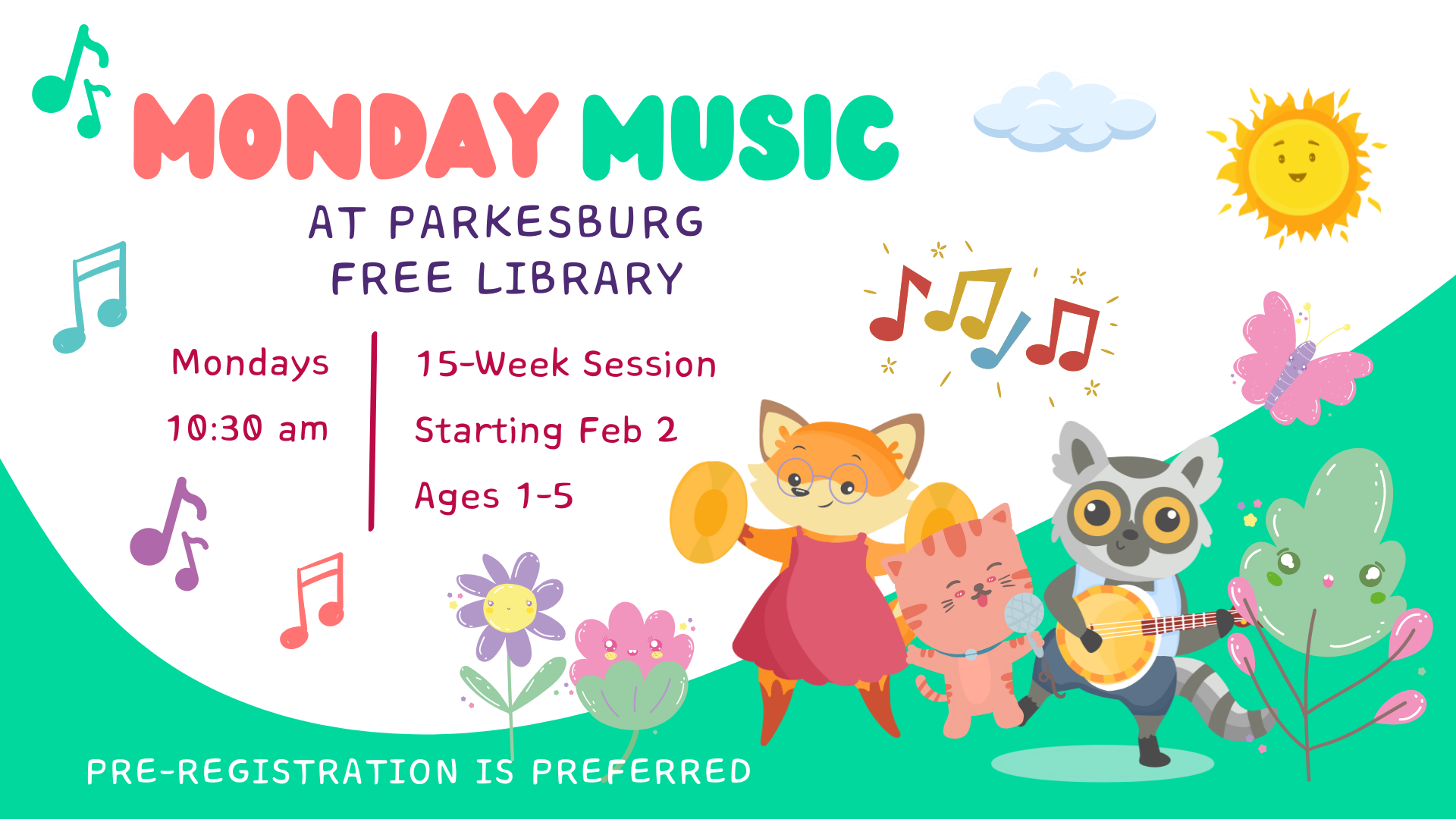 Monday Music! | Parkesburg Library