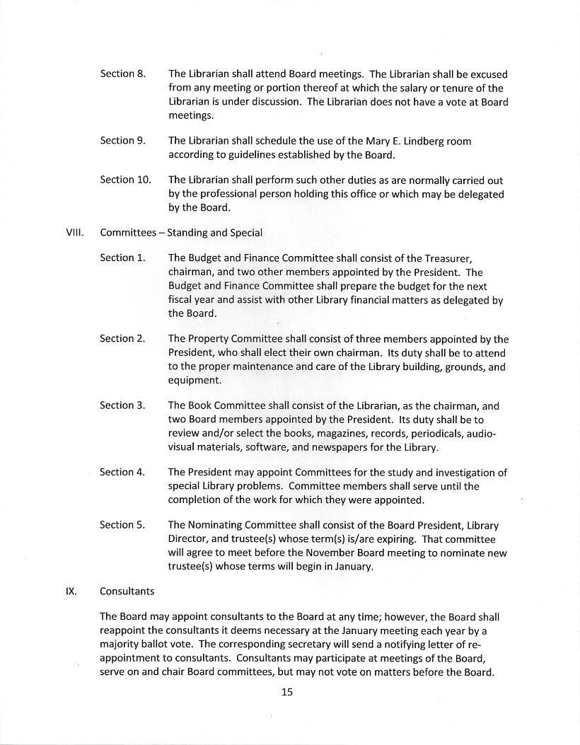 Library Policy Manual | Parkesburg Library